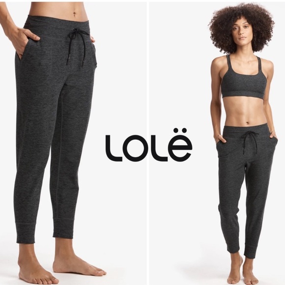 Lole | Pants & Jumpsuits | Lol Womens Half Moon Dark Grey Heather ...